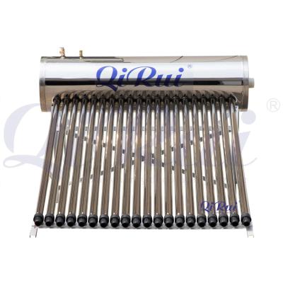 China Compact Integrated Solar Water Heater 100L 200L 300L Heat Pipe High Pressure EN12976 for sale