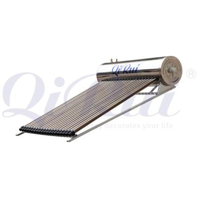 China SUS316 Stainless Steel Compact Pressurized Solar Water Heater 100L 200L 300L Heat Pipe for sale