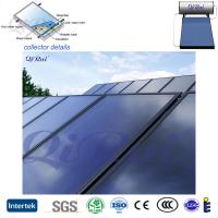 China Flat Plate Solar Thermal Collector 2 2.5 3 sqm Copper Pipe Solar Keymark for sale