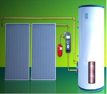 China 100L-500L Flat Plate Solar Collector Split Pressurized Solar Water Heater CE for sale