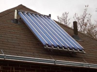 China Pressurized Solar Collector with Heat Pipe 58mm x 1800mm for Balcony Mounting for sale