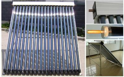 China Heat Pipe Vacuum Tube Solar Collector 58mm x 1800mm Antifreeze Solar Thermal Collector for sale