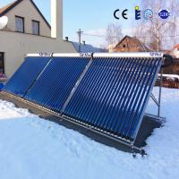 China Heat Pipe Vacuum Tube Solar Thermal Collector 58mm x 1800mm Solar Keymark EN12975 for sale