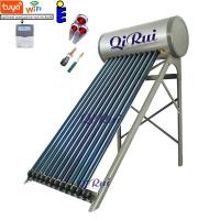 China Compact Pressurized Heat Pipe Solar Water Heater 100L-300L with Solar Keymark EN12976 for sale