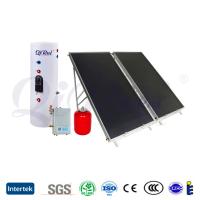 China Split Pressurized Solar Water Heater 100L-500L Flat Plate Collector CE for sale