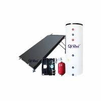 China Split Pressurized Solar Water Heater 100L 300L Flat Plate Collector CE Solar Keymark for sale