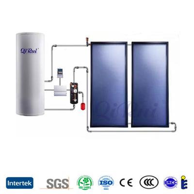 China Flat Plate Solar Water Heater 200L Split Pressurized System with CE Keymark for sale
