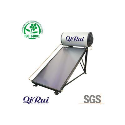 China Factory Price 240L 300L Roof Mounted Flat Panel Solar Water Heater with Solar Keymark for sale