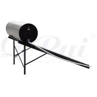 China Pressurized Flat Plate Solar Geyser 100L 300L Enamel Jacket Tank Hot Water Heater for sale