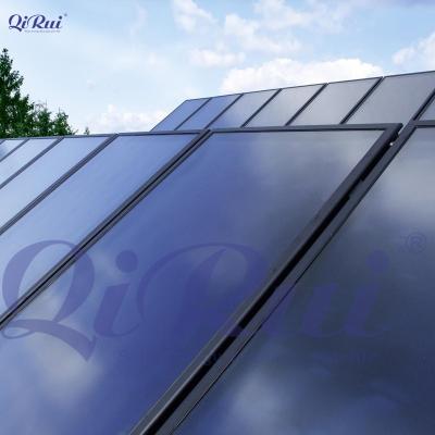 China Flat Plate Solar Collector 2/2.5/3 M² Copper Pipe Solar Thermal Panel for sale