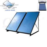 China Flat Plate Solar Thermal Collector 2 2.5 3 sqm Copper Pipe Solar Water Heater Panel for sale