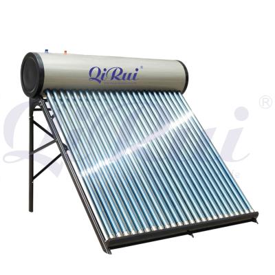 China Non-Pressure Vacuum Tube Solar Water Heater 50L-500L CE Certified Home Use for sale
