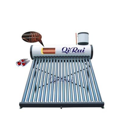 China Compact Pressurized Solar Water Heater 150L-500L Vacuum Tube Stainless Steel 0.6MPa for sale
