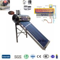 China Roof Mounted Coil Type All Stainless Steel High Pressure Pre Heated Solar Hot Water Heating Heater with Aluminium Bracket for sale