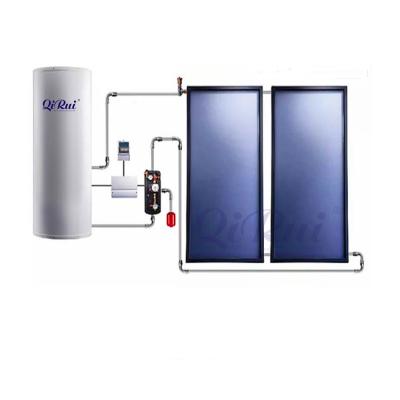 China Split Pressurized Solar Water Heater 100L-2000L Flat Plate Collector CE for sale