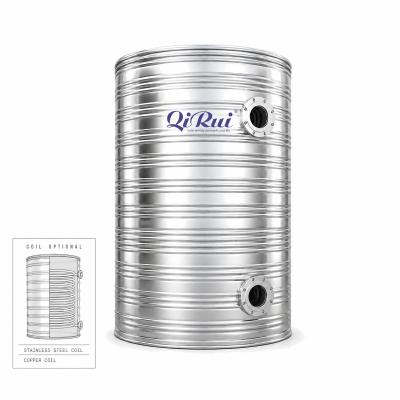 China 4000L 4500L 5000L Multi-energy High Pressure Hot Water Storage Tank Pressurized Boiler Cylinder for sale