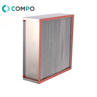 China Deep Pleat HVAC HEPA Filters For Industrial Ventilation Systems for sale