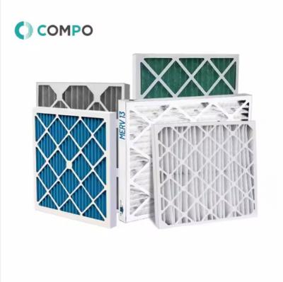 China MERV 8 Pleated HVAC Hepa Filters Synthetic Fiber G4 Primary Air Filter for sale