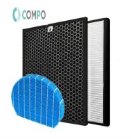 China Customized Activated Carbon Panel Air HEPA Filter OEM ODM For Air Purifier Parts for sale