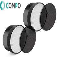 China Replacement For LEVOIT LV-H132-RF 2 Pack Air Purifier Replacement Filter 3 In 1 for sale