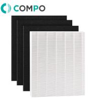 China Customized Activated Carbon Cotton Hepa Filter H13 For Winix D480 Air Purifier for sale