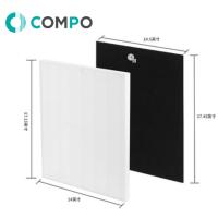 China Customized Activated Carbon Cotton Hepa Filter H13 For Winix D480 Air Purifier for sale