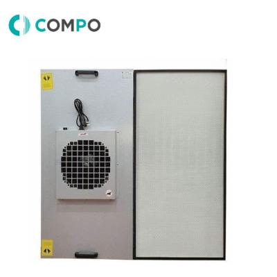 China AC / DC Motor Hepa Filter Fan Units 0.35 - 0.55m/S 1000m3/H 575x1175x375 for sale
