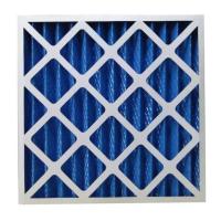 China Synthetic Media AHU Panel Filter F5 F6 F7 F8 F9 With Galvanized Frame for sale