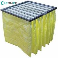 China Seamless AHU Filter HVAC Pocket Air Filter For Ventilation System for sale
