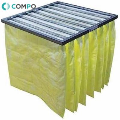 China Seamless AHU Filter HVAC Pocket Air Filter For Ventilation System for sale