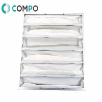 China Air Handling Unit AHU System Bag Air Filters With High Dust Capacity for sale
