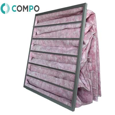 China Customized Synthetic Fiber Ahu Bag Filter F5 F6 F7 F8 F9 Filtration Grade for sale