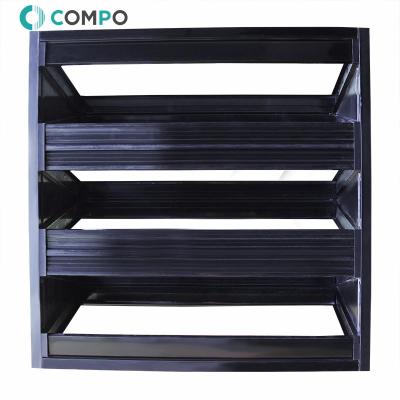 China Custom W Cell Plastic Air Filter Frames Glass Fiber for H14 V Bank HEPA Filter for sale