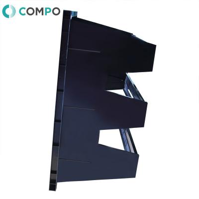 China F7 F8 F9 H10 V Bank ABS Plastic Air Filter Frames For Industrial Ventilation for sale