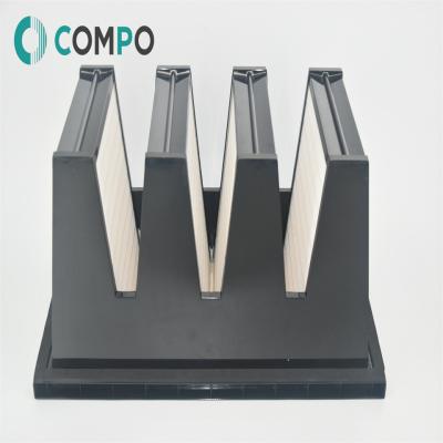 China Industrial V Bank HEPA Air Filter For Air Conditioner Odor Removing for sale