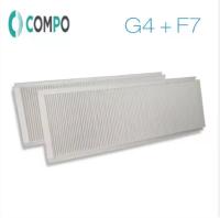 China Low Noise Axial Exhaust Fan Air Ventilation Filter Wall Mounted Merv8 - Merv13 Efficiency for sale