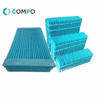 China Moisture Control Wet Curtain PP Pre Filter Fit To Humidifier Machine for sale