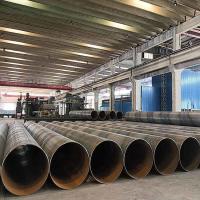 China 6m-12m API 5L Sawh Steel Pipe Spiral Steel Pipe Steel Piles 5-25.4mm Thick for sale