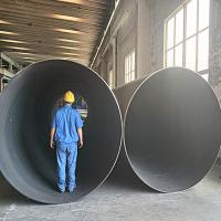 China High Strength Spiral Saw Pipes Steel Piles Pipelines To Transport Natural Gas for sale