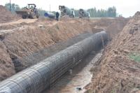 China 3LPE Coated Underground Water Pipe 1626mm OD Q235B Carbon Steel Water Supply for sale
