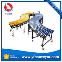China Flexible Expandable Gravity Plastic Skate Wheel Conveyor,Gravity Unloading Conveyor for sale