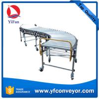 China Flexible Expandable Gravity Zinc Plated Steel Roller Conveyor for sale