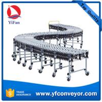 China Flexible Extendable Gravity Steel Skate Wheel Conveyor for sale