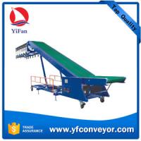 China Automatic Truck Loading Conveyors without docks for cartons boxes bags packages etc for sale