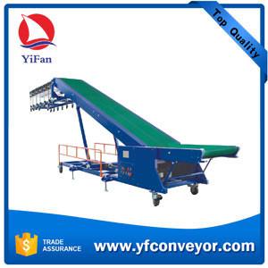 China Automatic Truck Loading Conveyors without docks for cartons boxes bags packages etc for sale