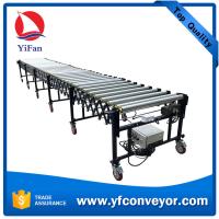 China Heavy Duty Flexible Powered Roller Conveyor-V Belt for sale
