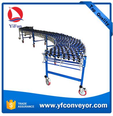 China 24'' Self Tracking Gravity Plastic Skate Wheel Conveyor for sale