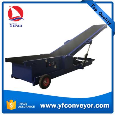 China Auto Walking Truck Loading Conveyor for sale