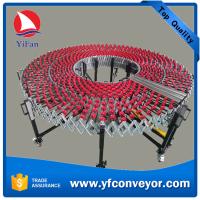 China Flexible Plastic Expandable Gravity Skate Wheel  Roller Conveyor for sale