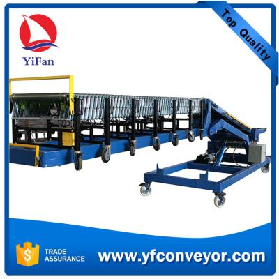 China Customized Mobile Truck Loading Unloading Flexible Belt Conveyor for sale